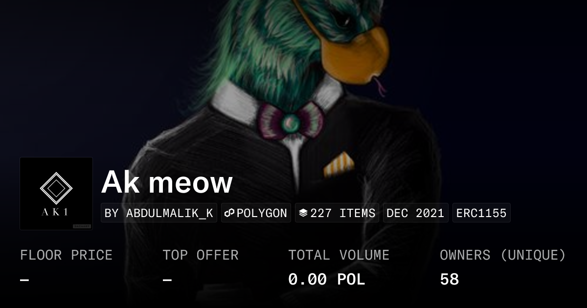 Ak meow - Collection | OpenSea