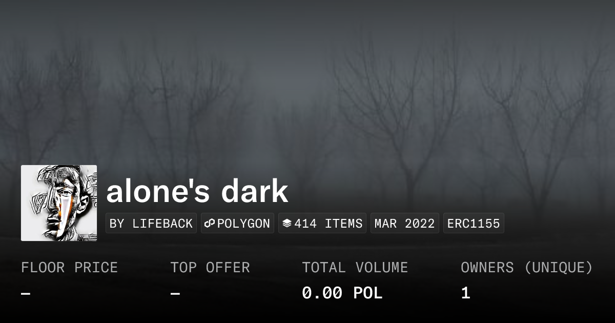 alone's dark - Collection | OpenSea
