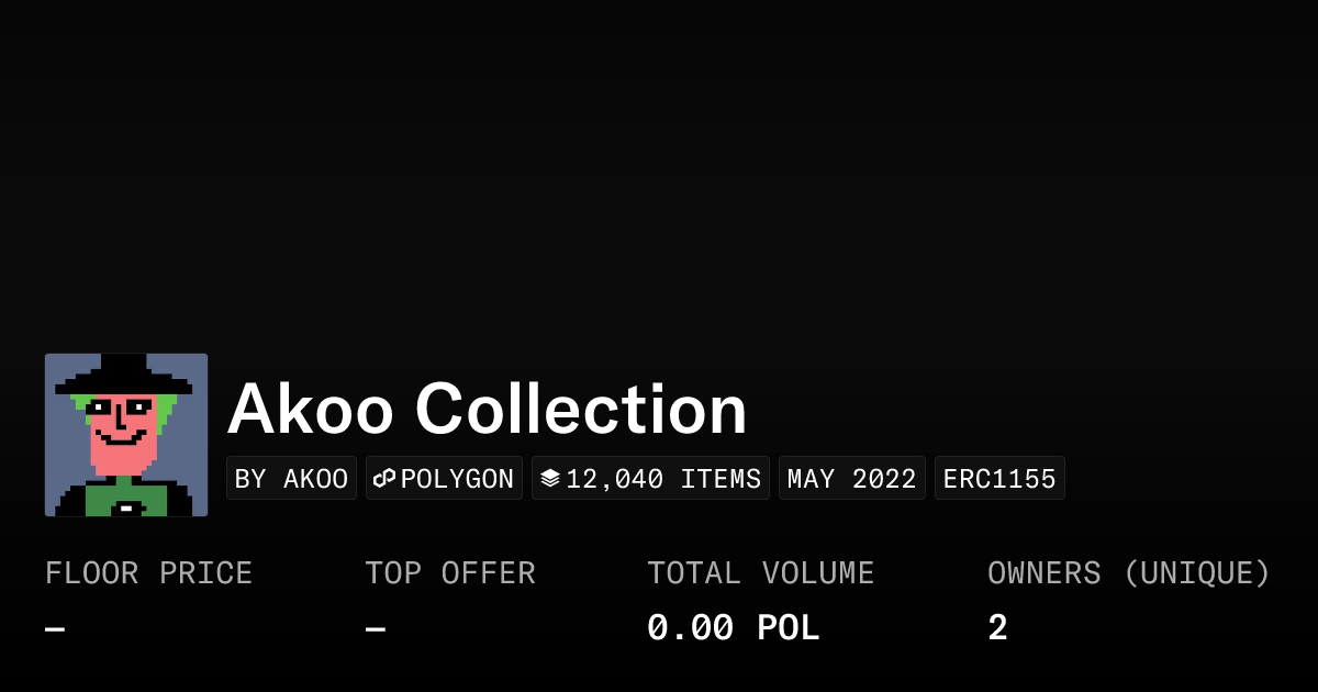 Akoo Collection - Collection | OpenSea