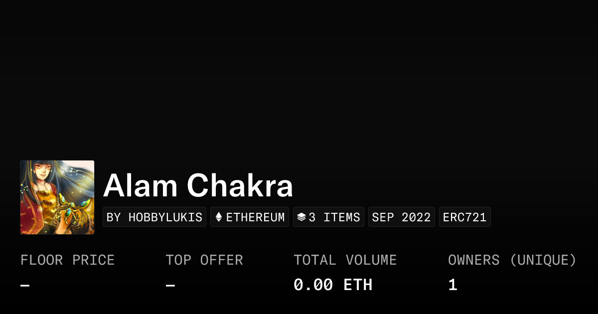 Alam Chakra - Collection | OpenSea