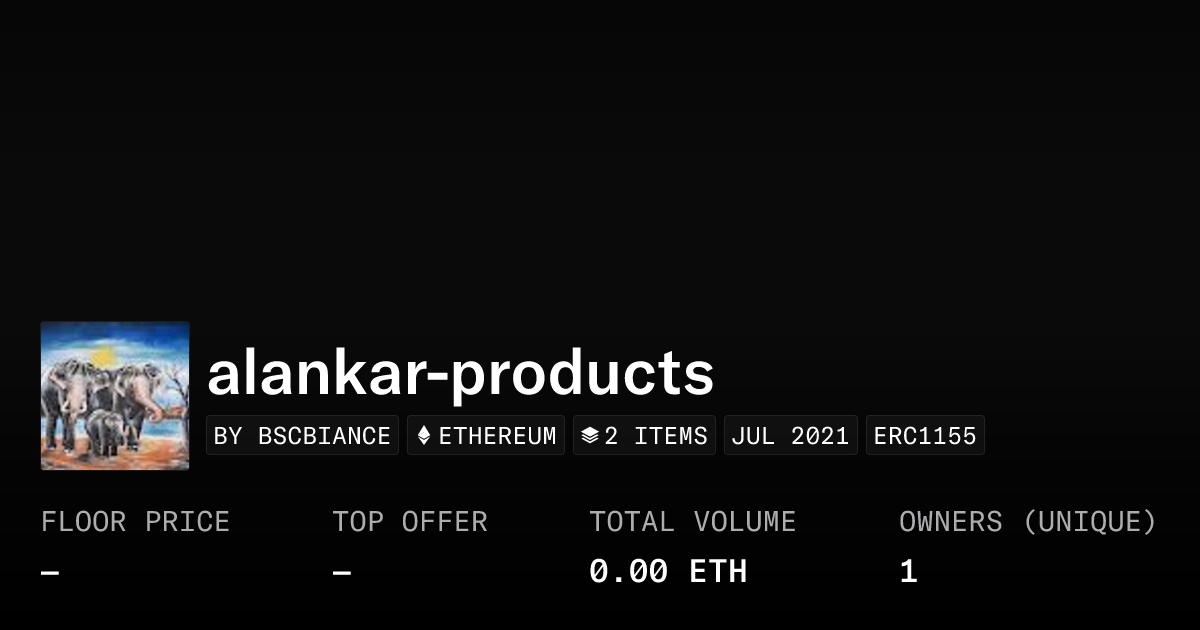 alankar-products - Collection | OpenSea