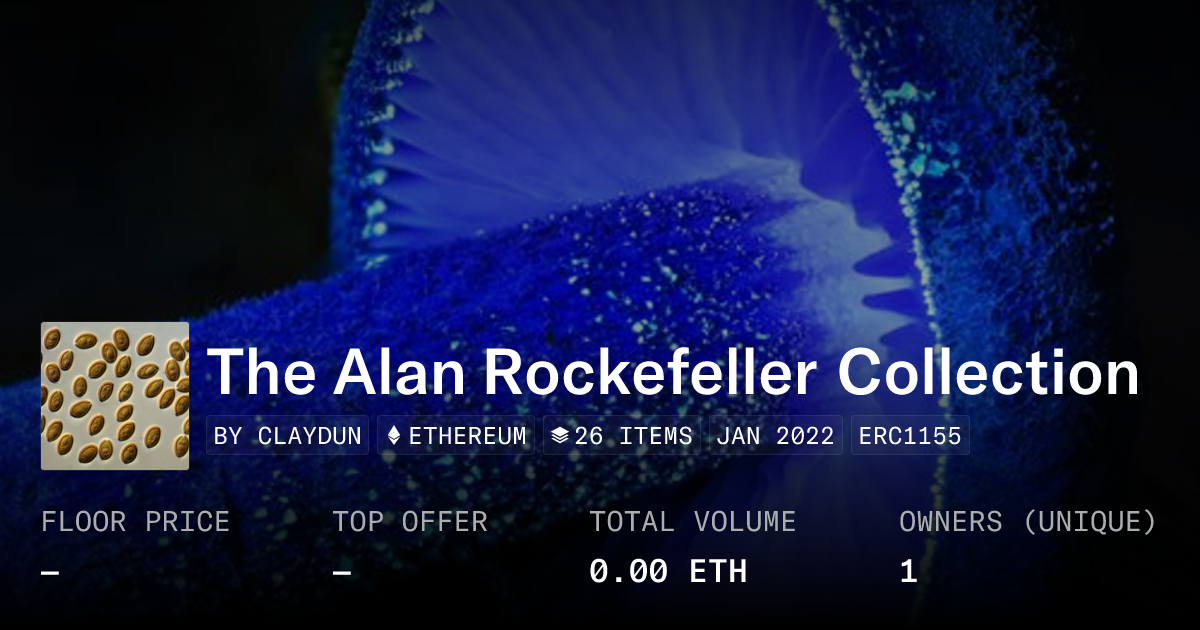 The Alan Rockefeller Collection - Collection | OpenSea