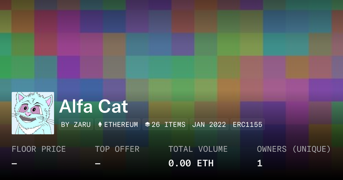Alfa Cat - Collection | OpenSea