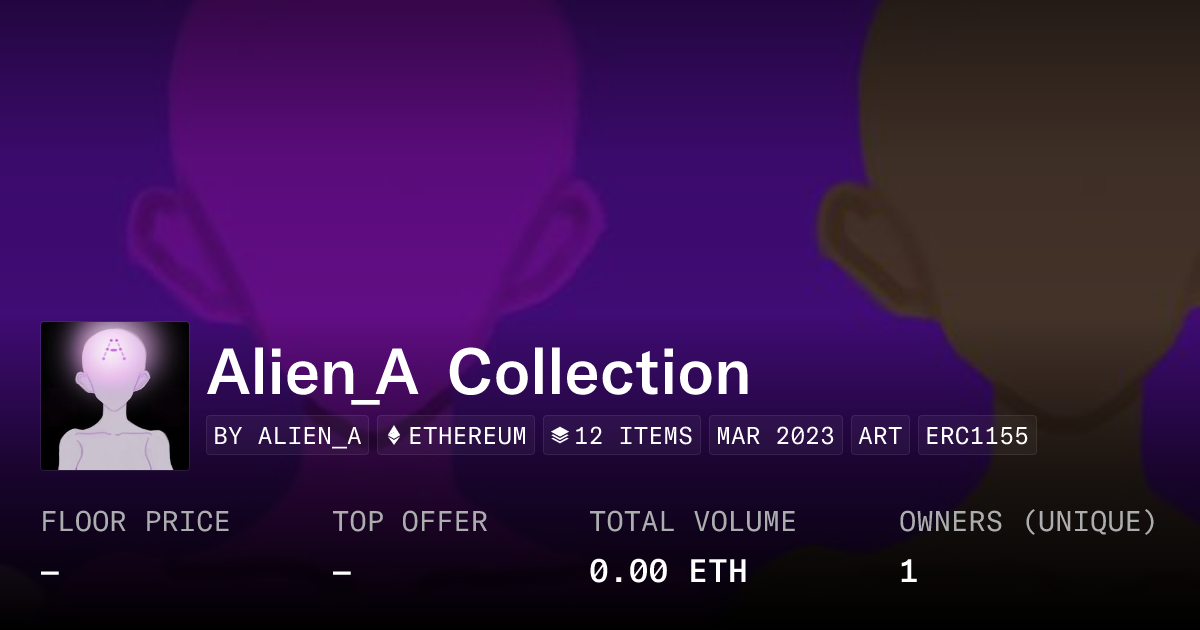 Alien_A Collection - Collection | OpenSea