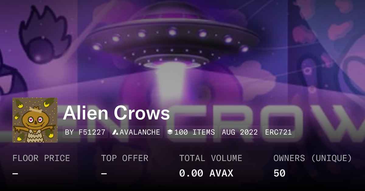 Alien Crows - Collection | OpenSea