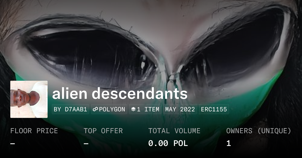 alien descendants - Collection | OpenSea