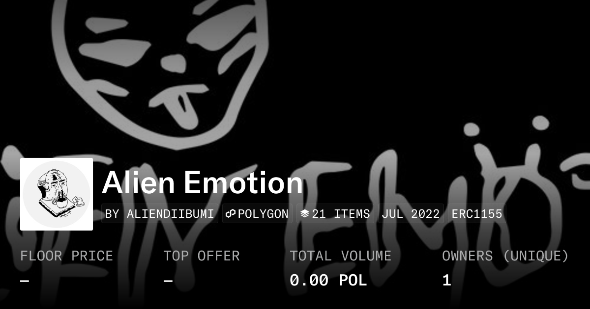 Alien Emotion - Collection | OpenSea