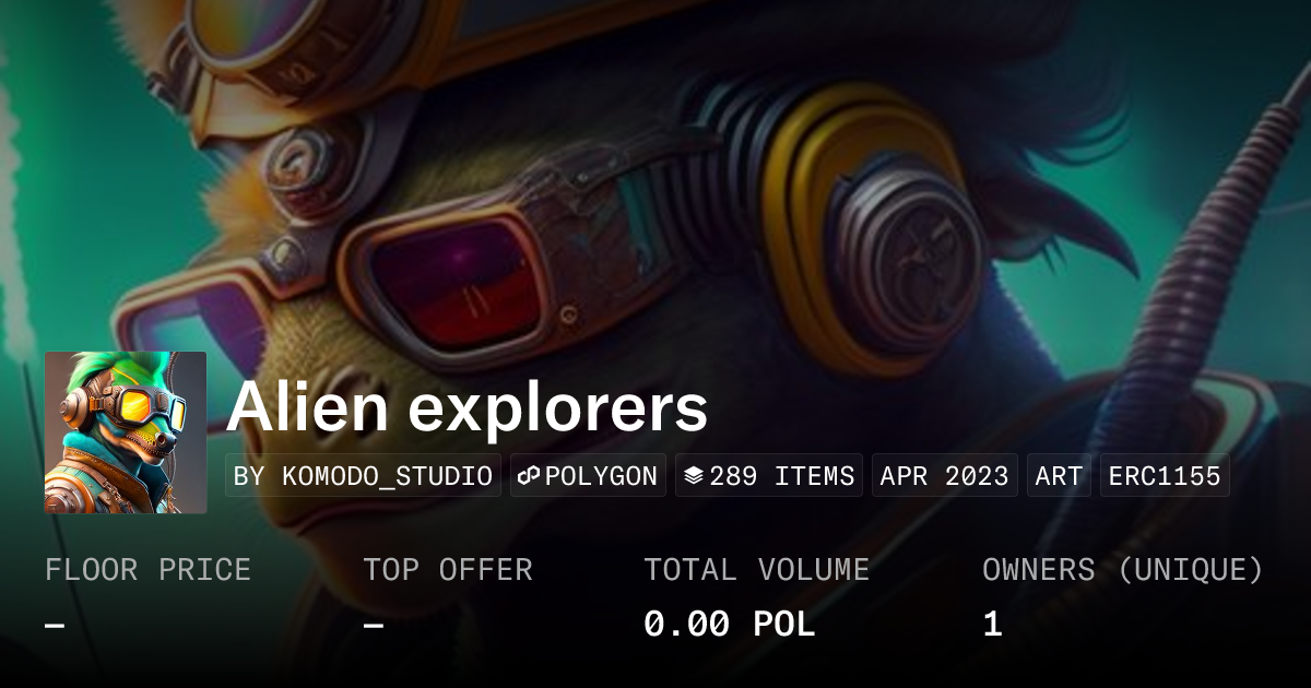 Alien explorers - Collection | OpenSea
