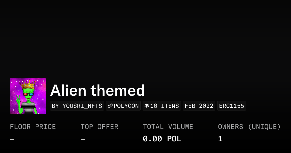 Alien themed - Collection | OpenSea