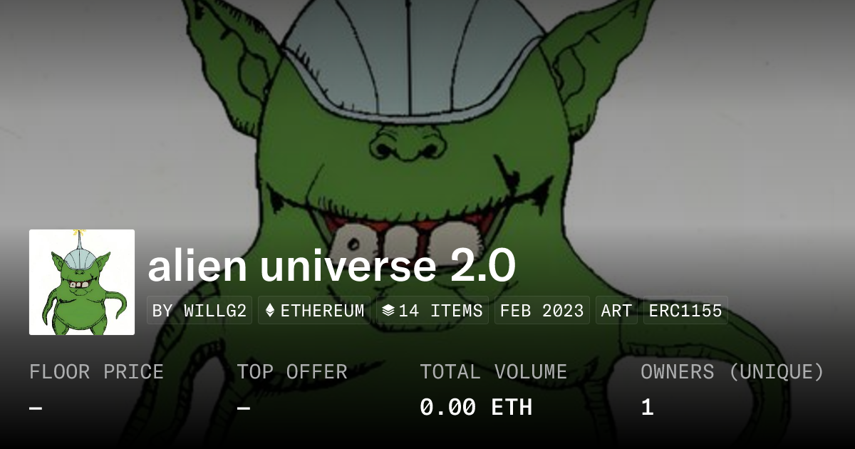 alien universe 2.0 - Collection | OpenSea