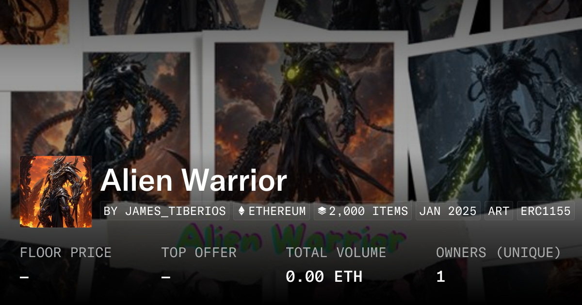 Alien Warrior - Collection | OpenSea