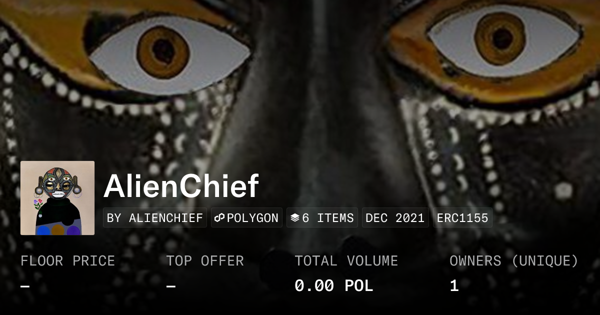 AlienChief - Collection | OpenSea