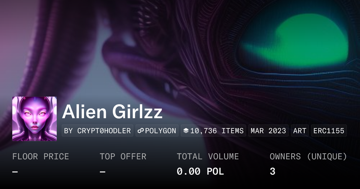 Alien Girlzz - Collection | OpenSea