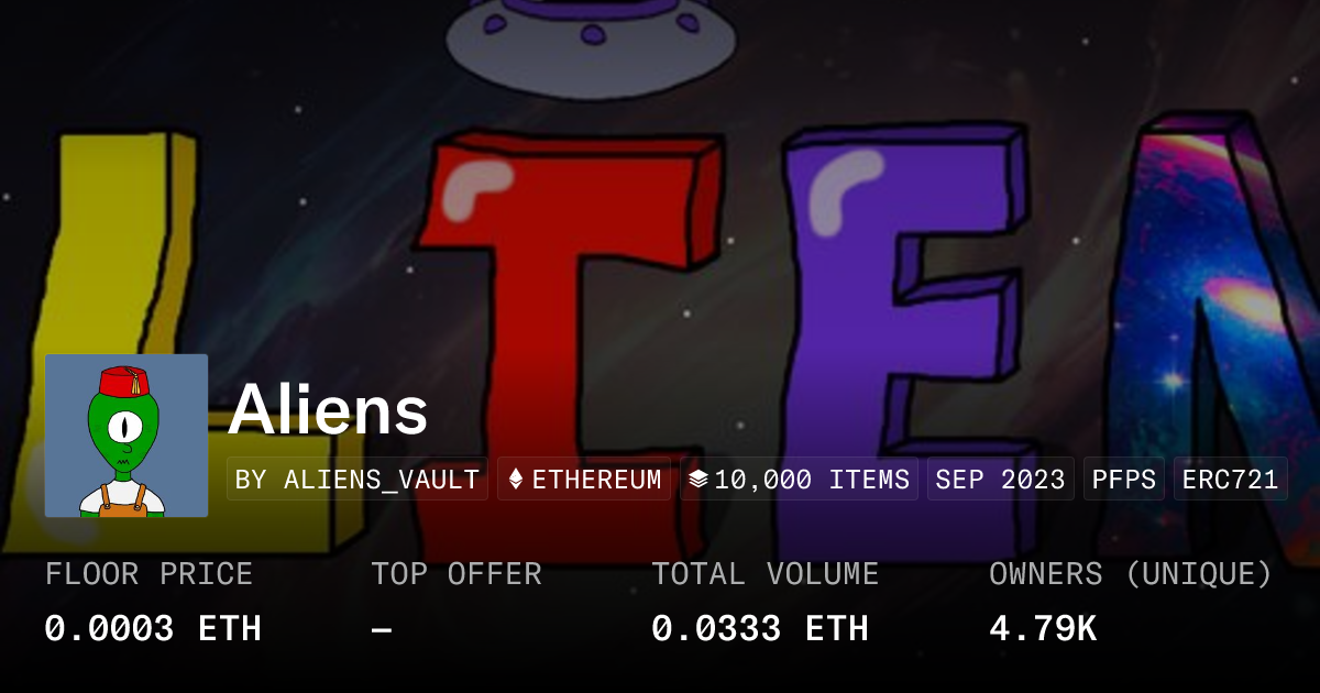 Aliens - Collection | OpenSea