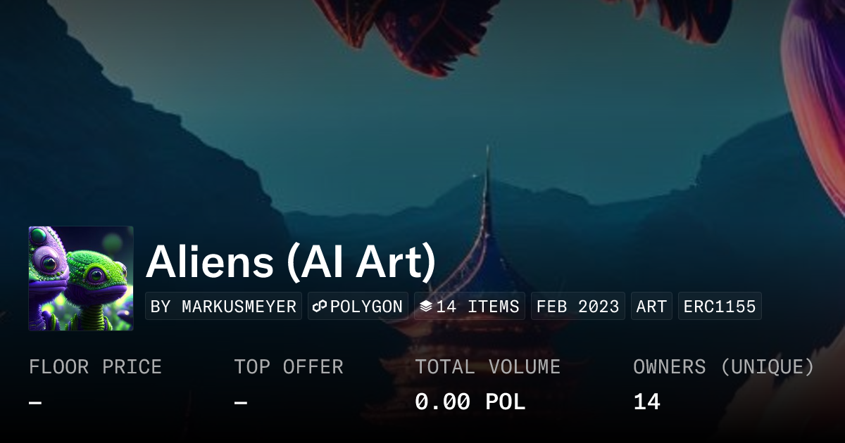 Aliens (AI Art) - Collection | OpenSea