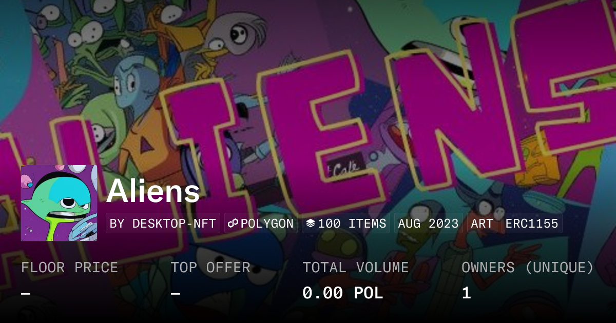 Aliens - Collection | OpenSea