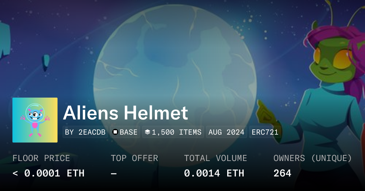 Aliens Helmet - Collection | OpenSea