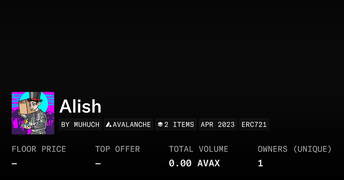 Alish - Collection | OpenSea