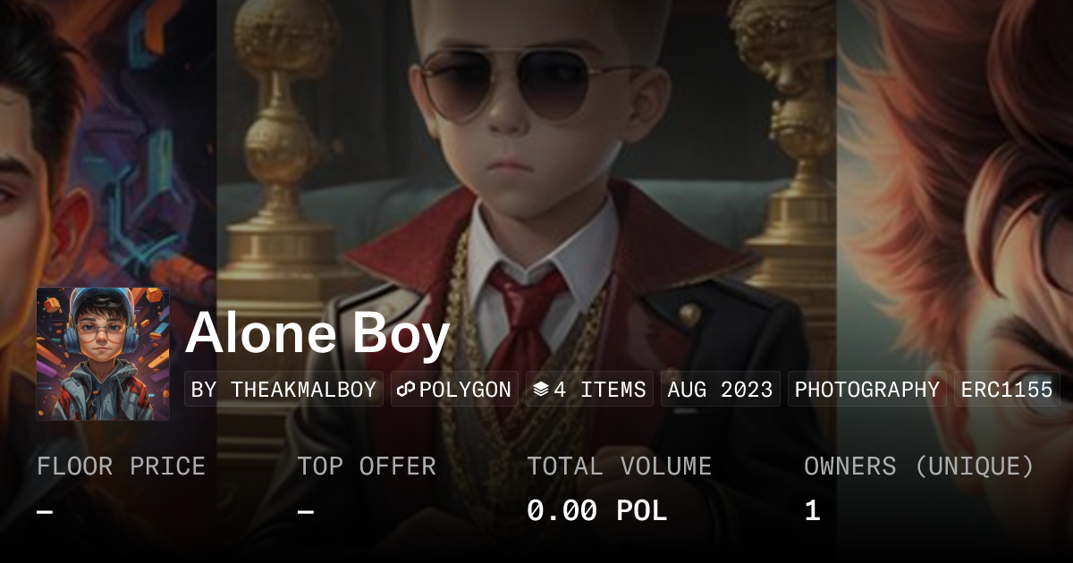 Alone Boy - Collection | OpenSea