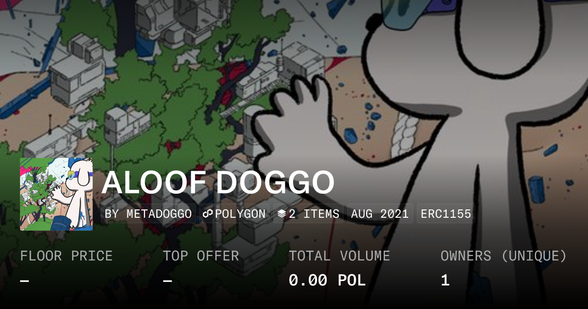 ALOOF DOGGO - Collection | OpenSea