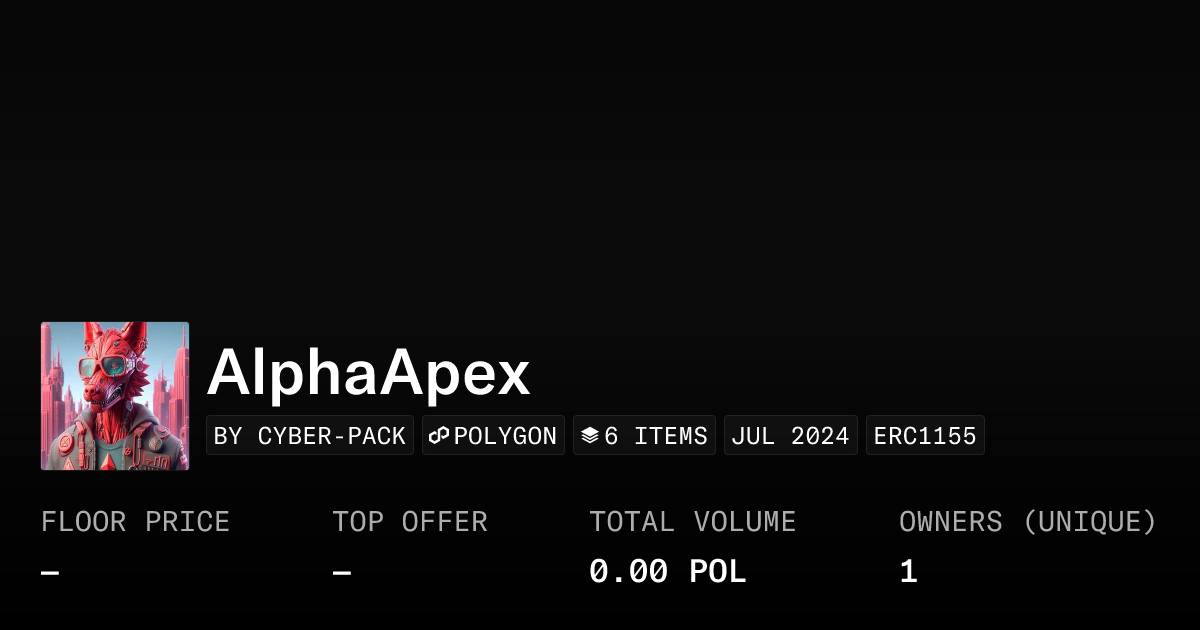 AlphaApex - Collection | OpenSea