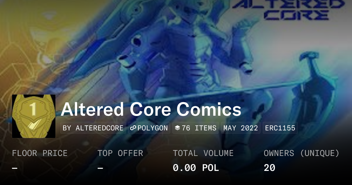 Altered Core Comics - Collection | OpenSea