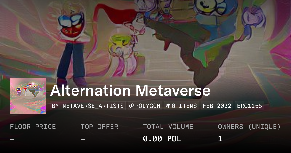 Alternation Metaverse - Collection | OpenSea