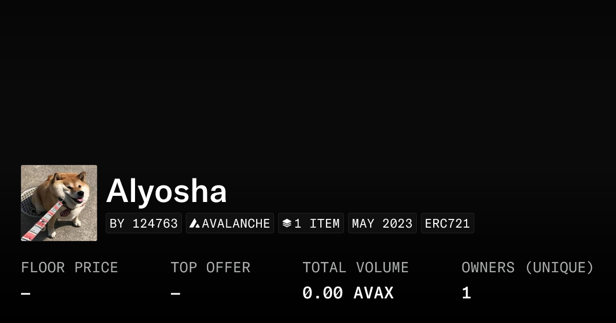 Alyosha - Collection | OpenSea