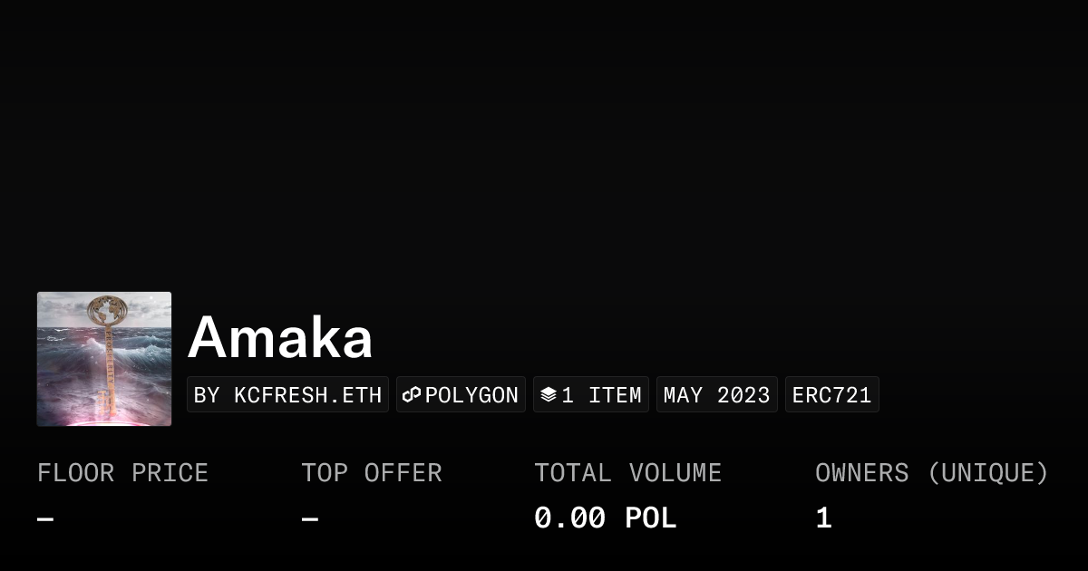 Amaka - Collection | OpenSea