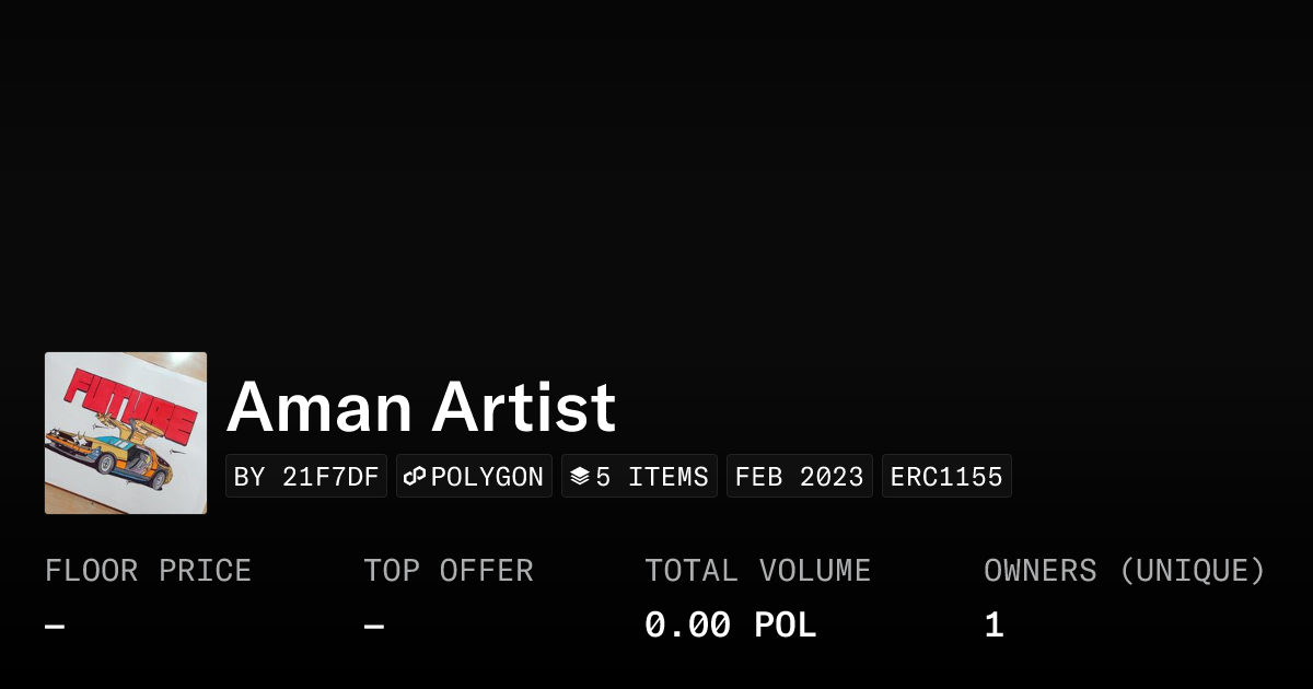 Aman Artist - Collection | OpenSea