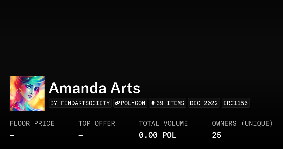Amanda Arts - Collection | OpenSea