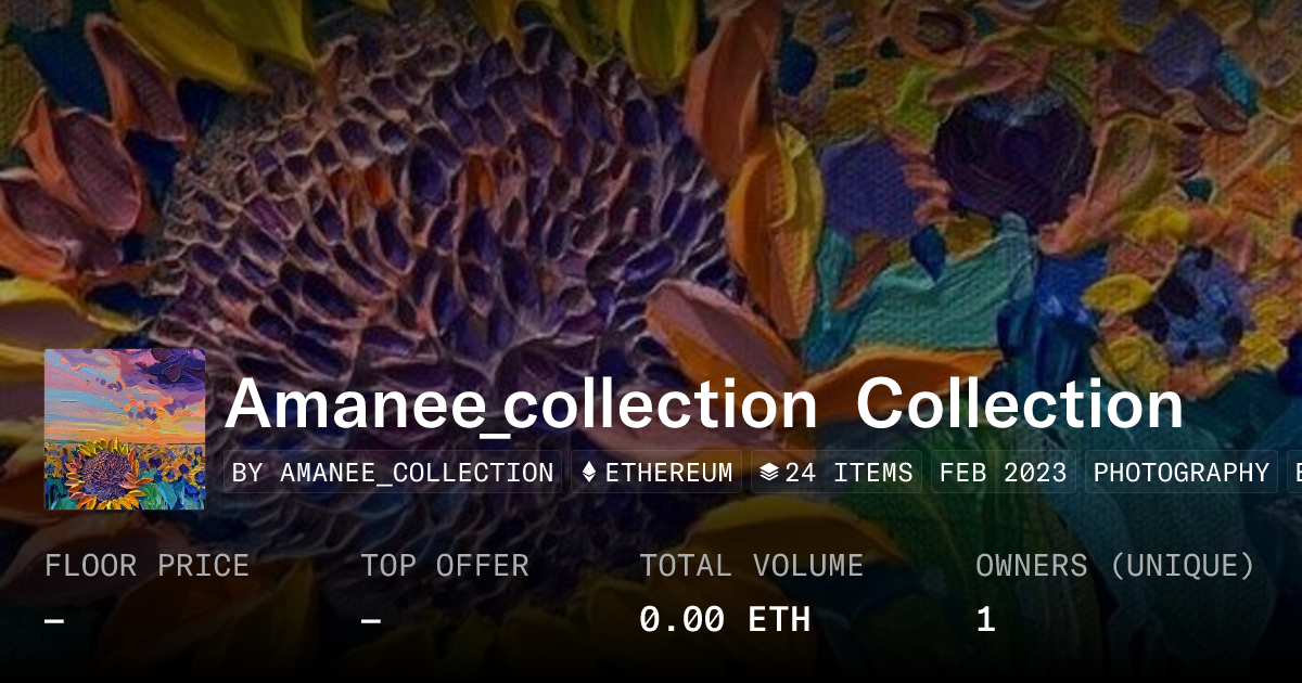 Amanee_collection Collection - Collection | OpenSea