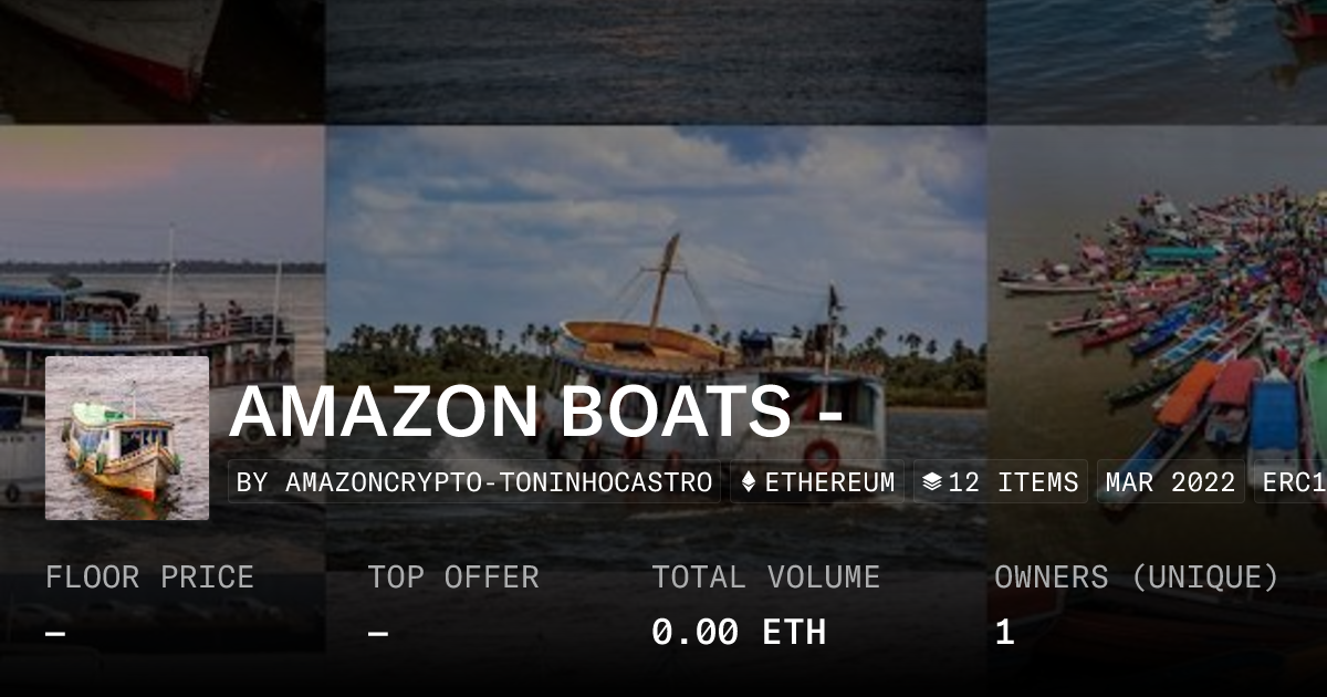 AMAZON BOATS - - Collection | OpenSea