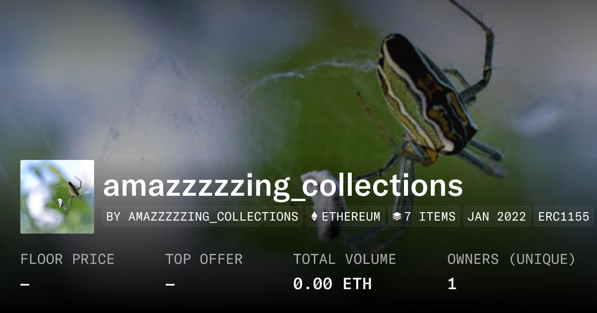amazzzzzing_collections - Collection | OpenSea