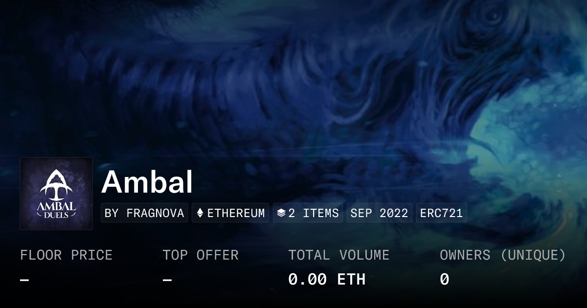 Ambal - Collection | OpenSea
