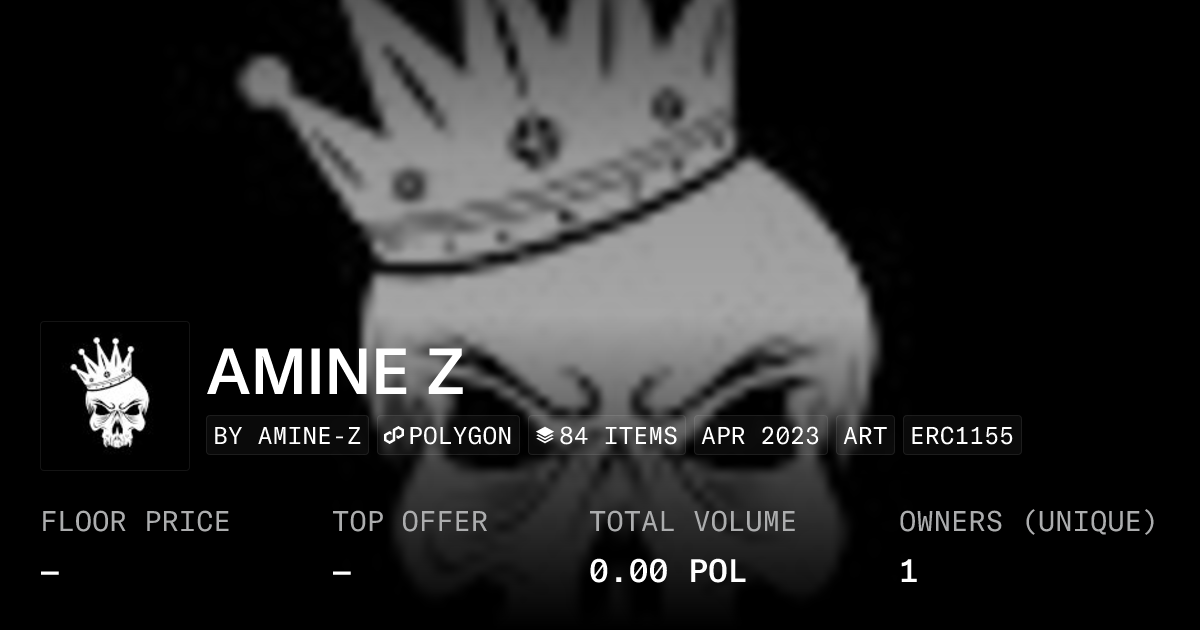 AMINE Z - Collection | OpenSea