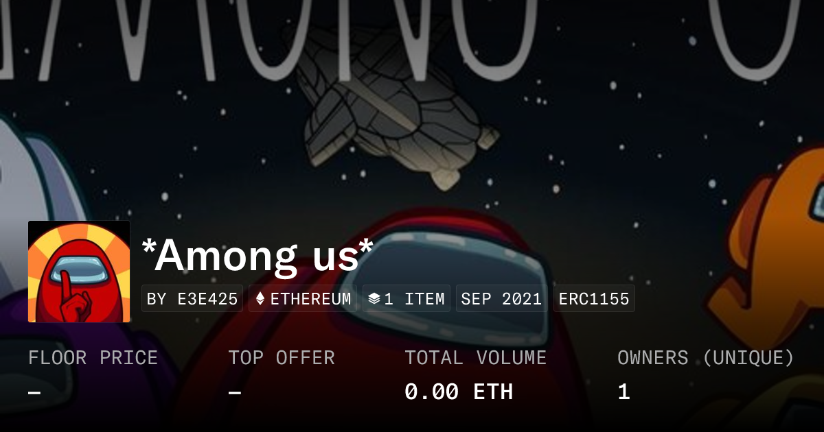 *Among us* - Collection | OpenSea
