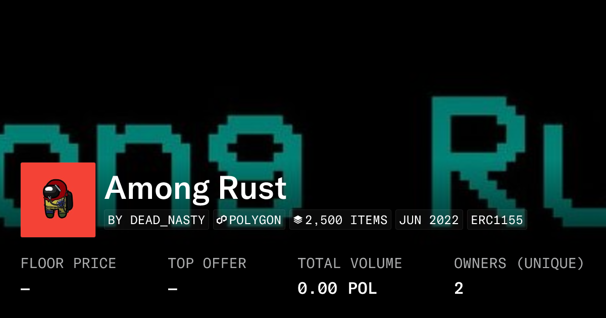 Among Rust - Collection | OpenSea