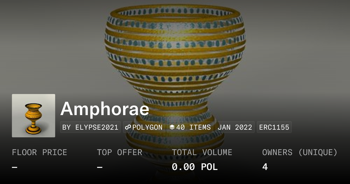 Amphorae - Collection | OpenSea