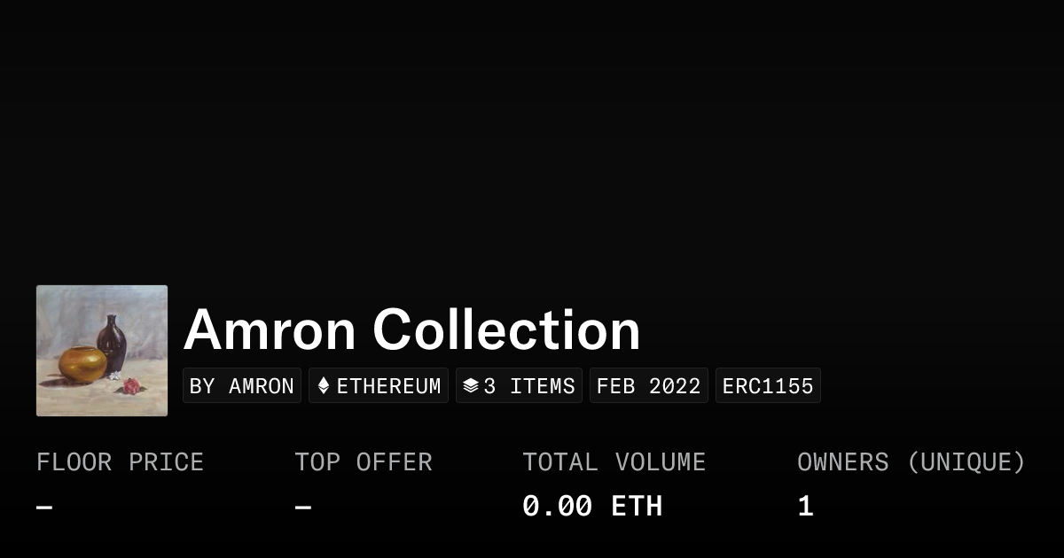 Amron Collection - Collection | OpenSea