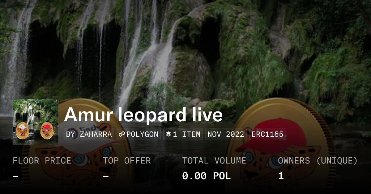 Amur leopard live - Collection | OpenSea