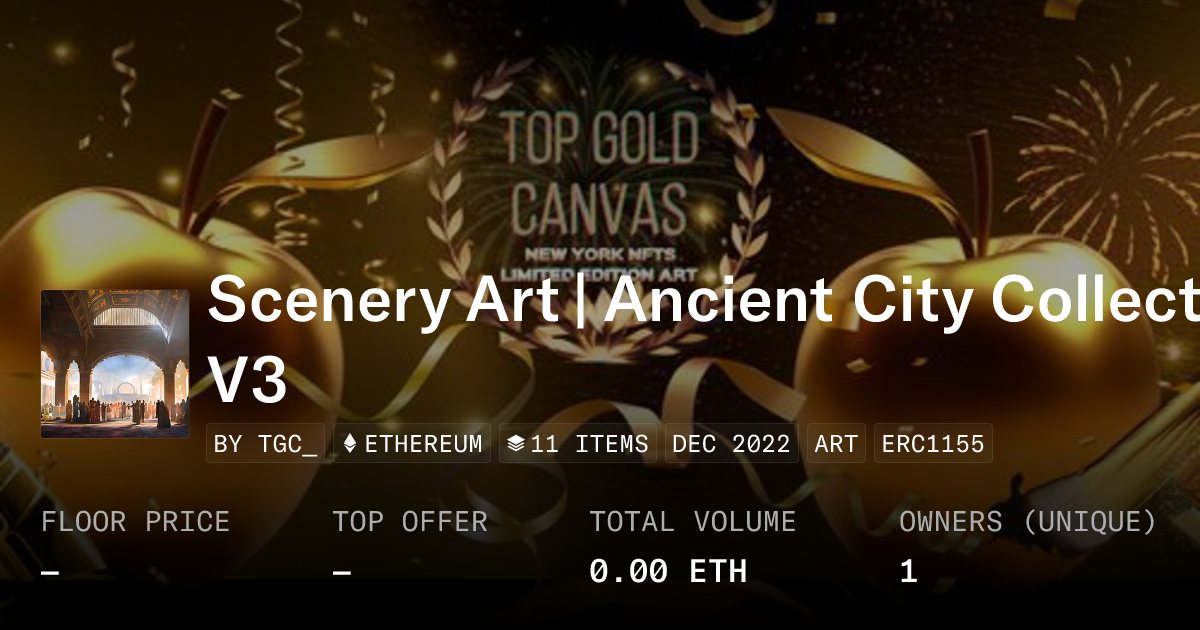 Scenery Art | Ancient City Collection V3 - Collection | OpenSea