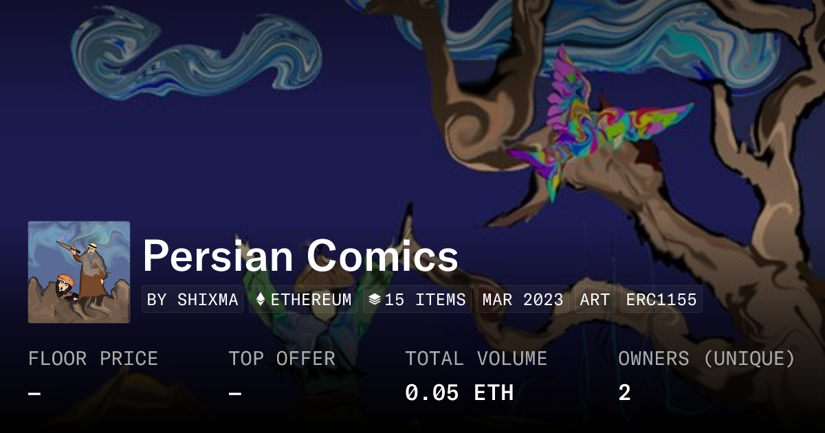Persian Comics - Collection | OpenSea