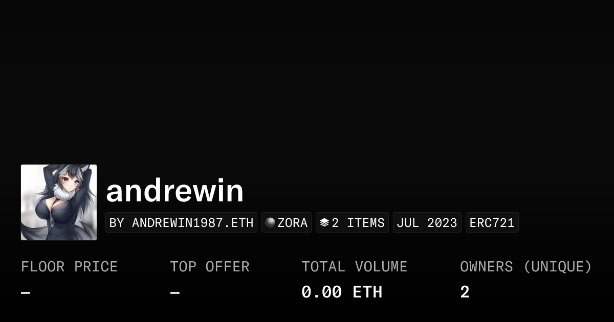 andrewin - Collection | OpenSea