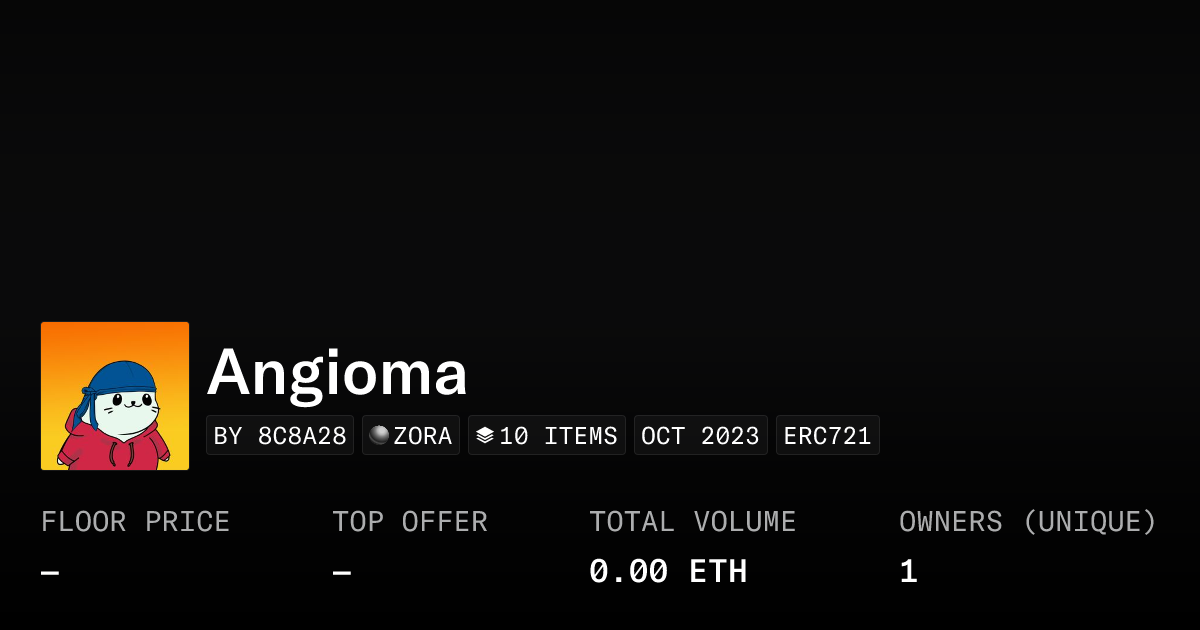 Angioma - Collection | OpenSea