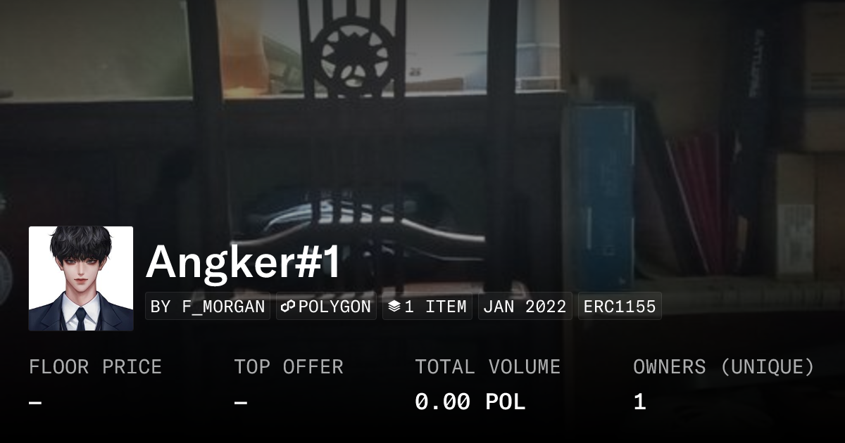Angker#1 - Collection | OpenSea