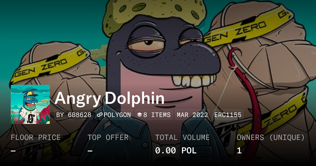 Angry Dolphin - Collection | OpenSea