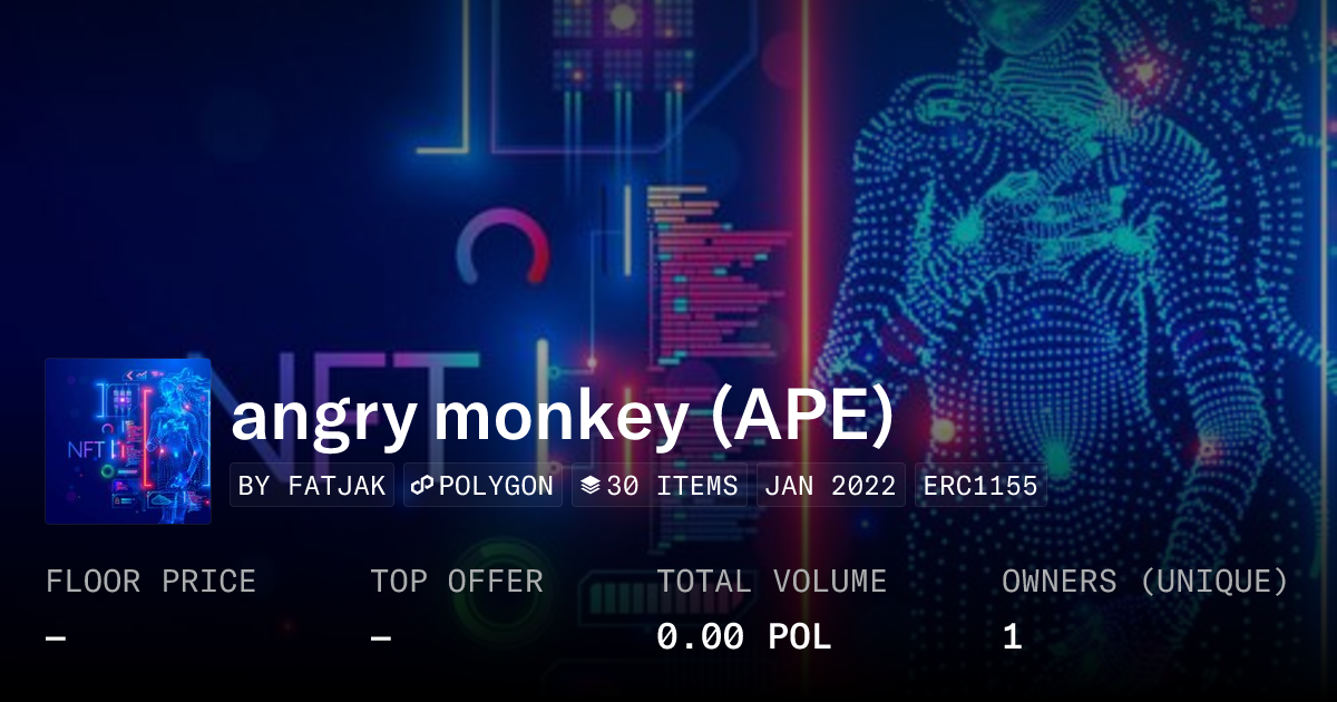 angry monkey (APE) - Collection | OpenSea