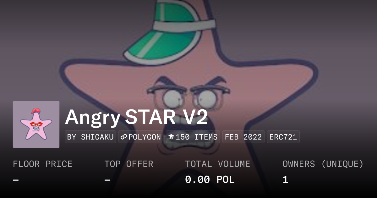 Angry STAR V2 - Collection | OpenSea