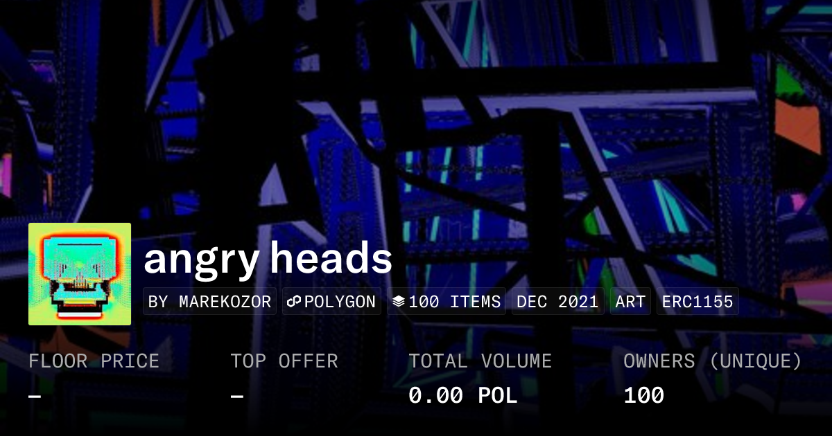 angry heads - Collection | OpenSea